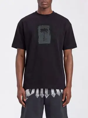 Palm Angels Graphic-print Cotton T-shirt With Dropped Shoulders