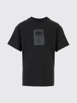Palm Angels Graphic-print Cotton T-shirt With Dropped Shoulders