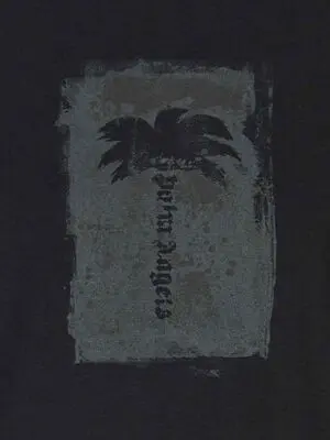 Palm Angels Graphic-print Cotton T-shirt With Dropped Shoulders