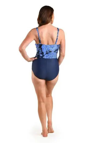 MAXINE OF HOLLYWOOD Beyond The Atlantic Full Coverage One-piece Swimsuit