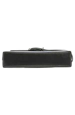 LIFFNER Belted Leather Shoulder Bag