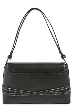 LIFFNER Belted Leather Shoulder Bag