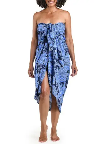 MAXINE OF HOLLYWOOD Beyond The Atlantic Tassel Pareo Cover-up