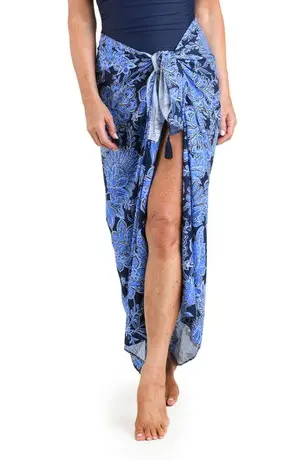 MAXINE OF HOLLYWOOD Beyond The Atlantic Tassel Pareo Cover-up