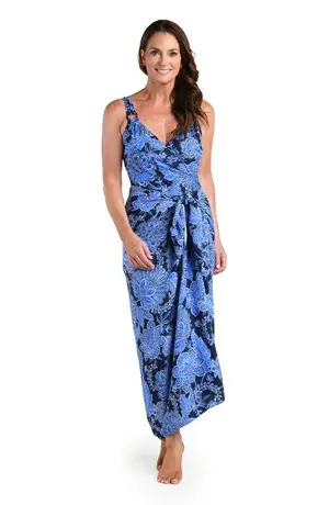MAXINE OF HOLLYWOOD Beyond The Atlantic Tassel Pareo Cover-up