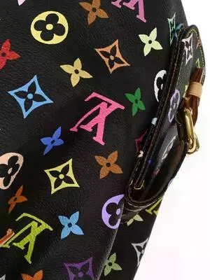 LOUIS VUITTON 2005 Monogram Petite Noe Bucket Bag - Black