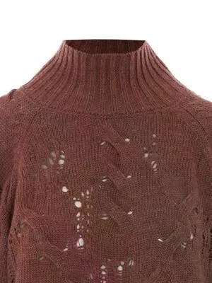 ANIYE BY Tina Cable-knit Sweater - Brown