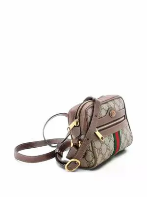Gucci Ophidia Shoulder Bag Gg Coated Canvas Mini Crossbody Bag