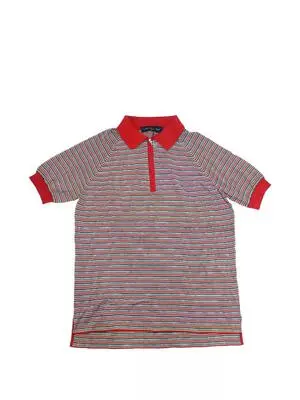 LOUIS VUITTON 2018 Striped Short-sleeve Polo Shirt