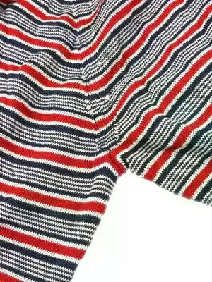 LOUIS VUITTON 2018 Striped Short-sleeve Polo Shirt
