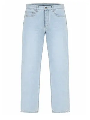 Versace Jeans In Denim Di Cotone - Azure