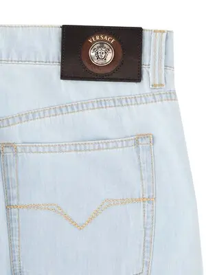 Versace Jeans In Denim Di Cotone