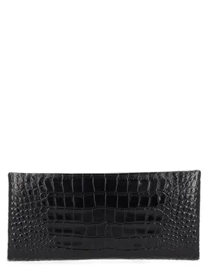 TOM FORD Clutch In Pelle Effetto Coccodrillo