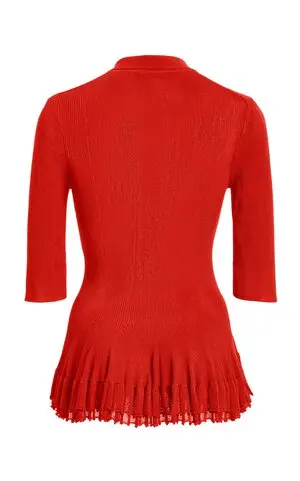 ASHLYN Half-sleeve Knit Polo