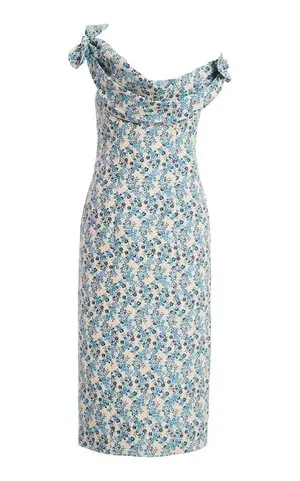 Rosie Assoulin Swoop You Off Your Feet Dress - Blue