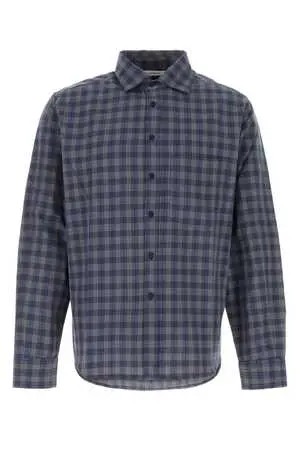 GIMAGUAS Gimaguas Embroidered Cotton Checked Ruben Shirt
