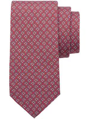 FERRAGAMO Silk Tie - Red