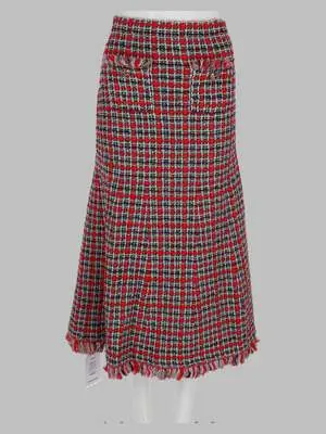SELF-PORTRAIT Inspired Mini Skirt - Red