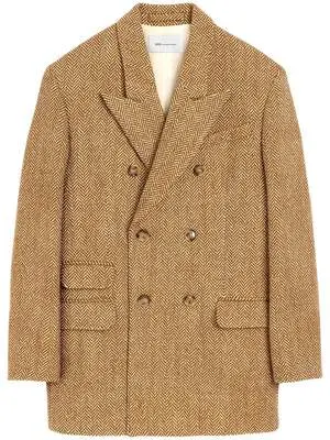 AMI Paris Virgin Wool Jacket - Brown