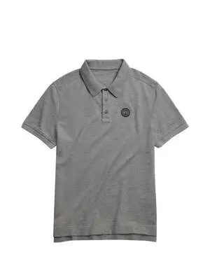 Canada Goose Mini Logo Cotton Polo Shirt - Grey