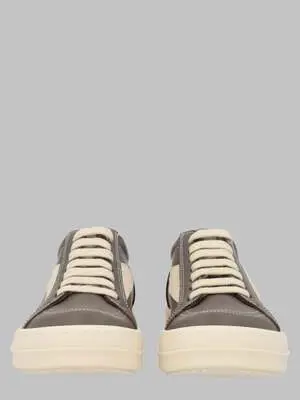 Rick Owens Leather Mini Sneaker - Brown