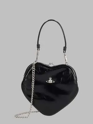 VIVIENNE WESTWOOD Structured Shoulder Bag With Orb-inspired Hardware - Black