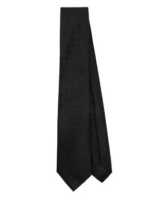 Emporio Armani Silk Tie - Black