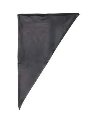 LEMAIRE Leather Triangle Scarf - Black