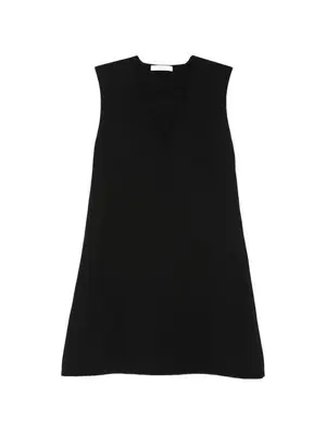 Fendi Wool Short Dress - Black