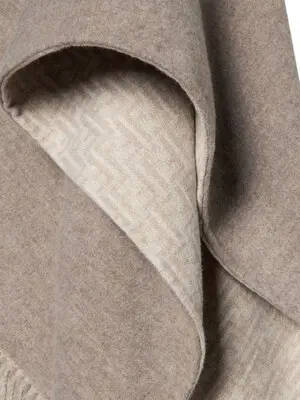 Fendi Wool And Cashmere Poncho