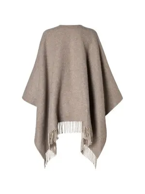 Fendi Wool And Cashmere Poncho