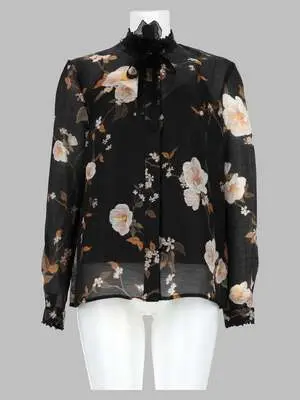 Zimmermann Linen-silk Shirt - Black