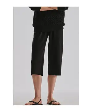 THE ROW Elastic-waist Cropped Athletic Pants