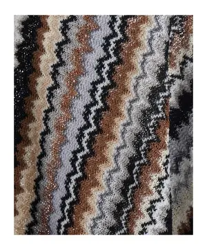 Missoni V-neck Shawl - Brown