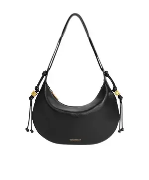 COCCINELLE Knotted Hobo Shoulder Bag - Black