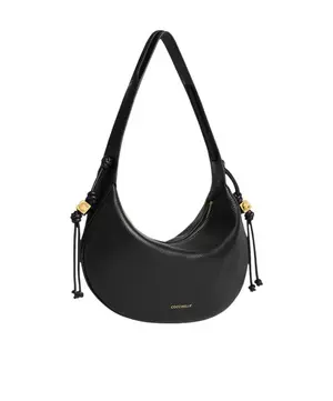 COCCINELLE Knotted Hobo Shoulder Bag - Black
