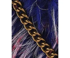 Kurt Geiger Mini Kensington Faux Fur Crossbody