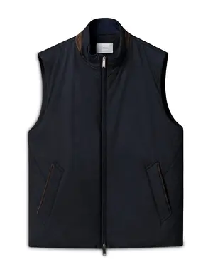 Eton Wool Padded Tech Lightweight Vest - Navy