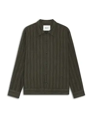 Nn07 Reed Relaxed Yarn Dye Stripe Overshirt