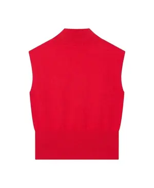 Mint Velvet Wool Blend Sleeveless Knit Top
