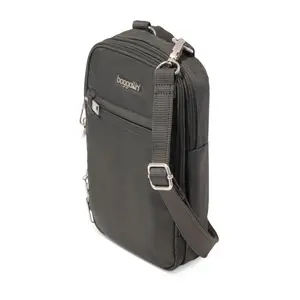 BAGGALLINI Securtex Classic Anti Theft Mini Everything Crossbody - Charcoal