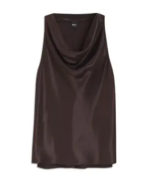 Hugo Boss Bouana Sleeveless Cowlneck Top Exclusive