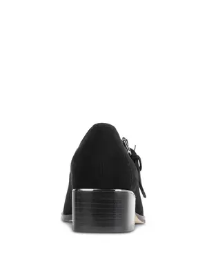 DONALD PLINER Amiya Suede Mary Jane Pumps - Black