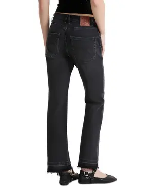 Marella Mlsfcrop Straight Frayed Hen Jeans