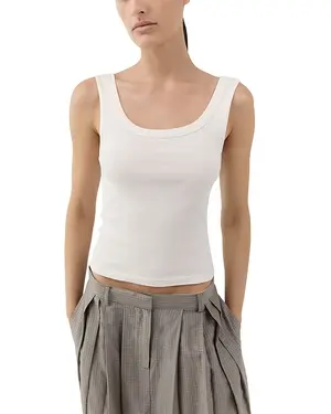 ST. AGNI Cotton Ballerina Tank Top - Talco