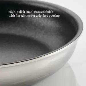 HESTAN Probond Luxe 10 Piece Professional Clad Stainless Steel Set With Titum Nonstick