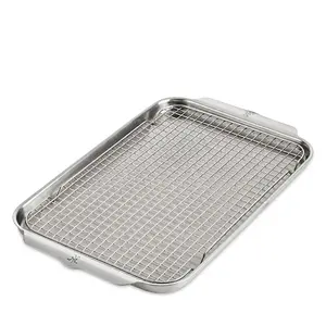 HESTAN Provisions 2 Piece Ovenbond Half Sheet Pan & Rack - Silver