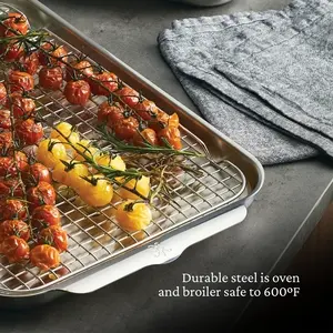HESTAN Provisions 2 Piece Ovenbond Half Sheet Pan & Rack
