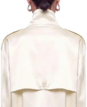 NOCTURNE Oversized Double Breasted Trench Coat