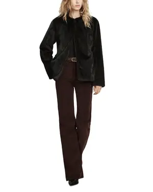 Veronica Beard Griselda Faux Fur Coat